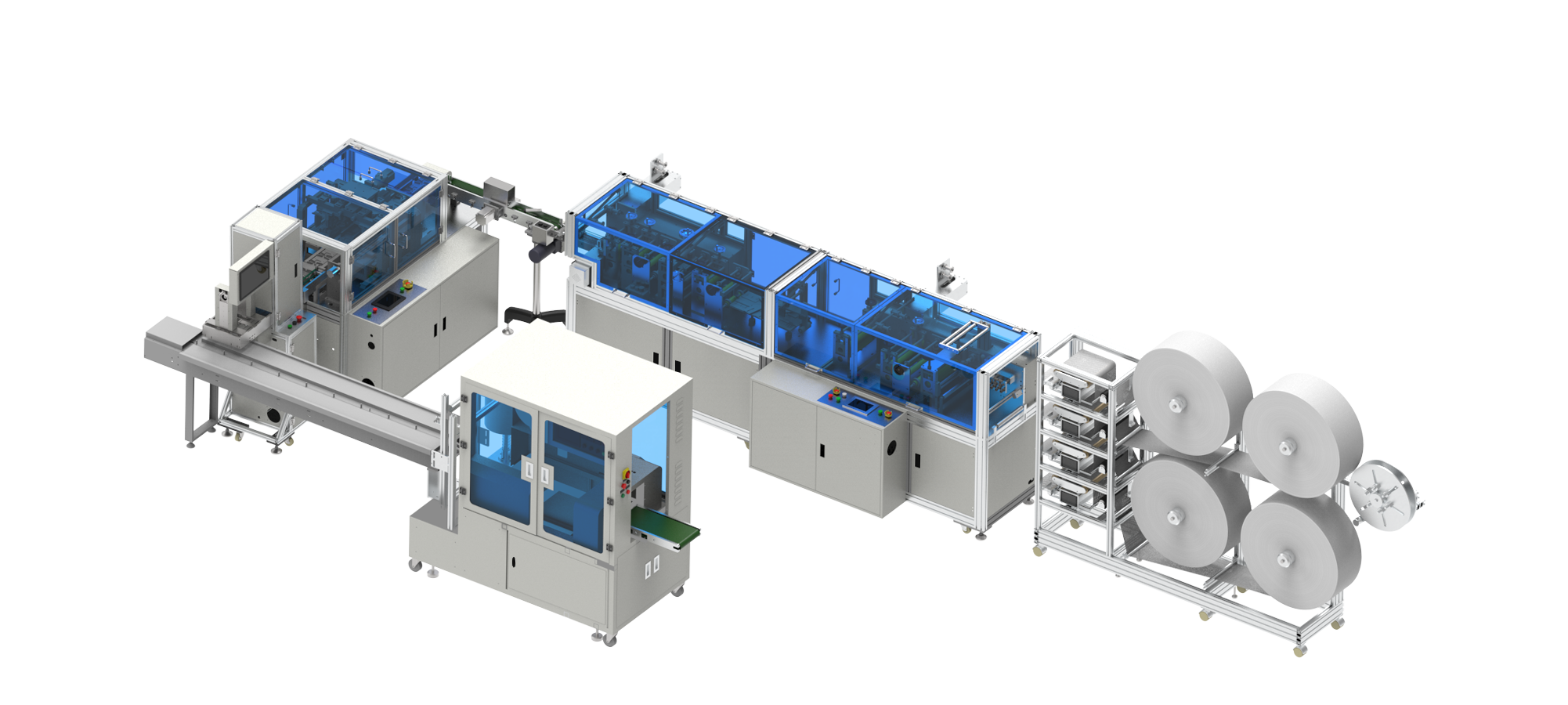 Mask machine, mask packing machine, labeling machine - Gosunm